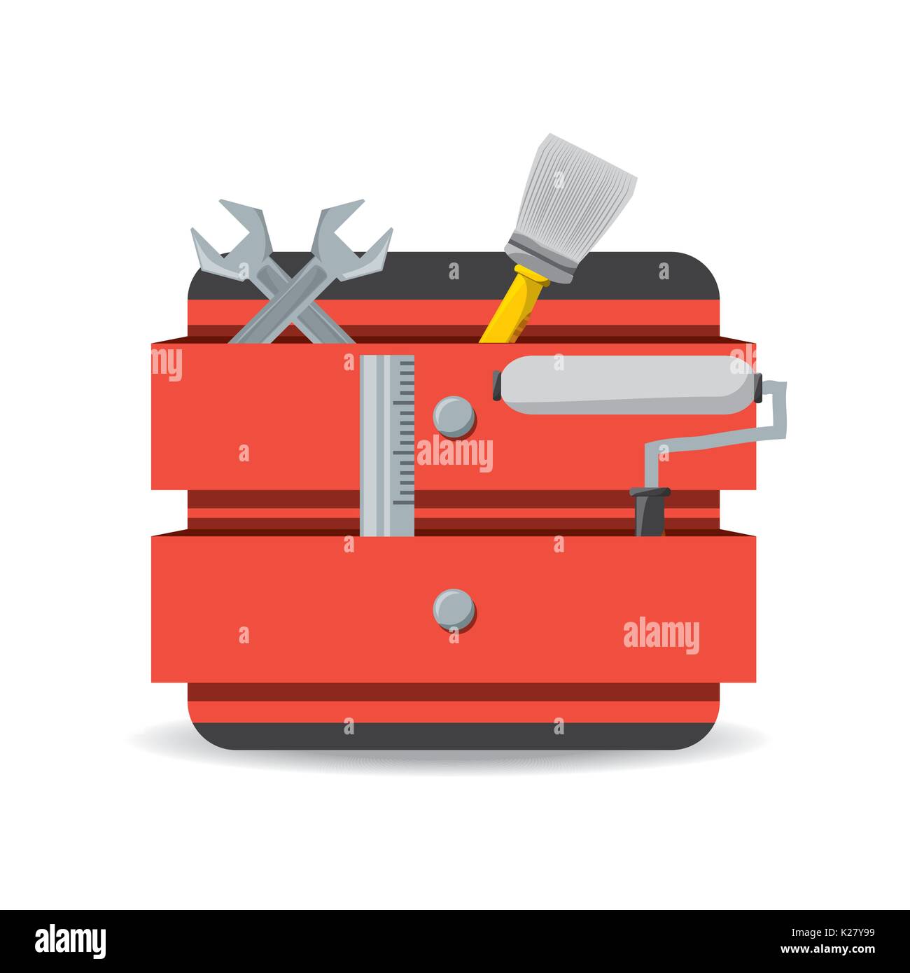 tool box to repair service vector illustration Stock Vector Image & Art ...
