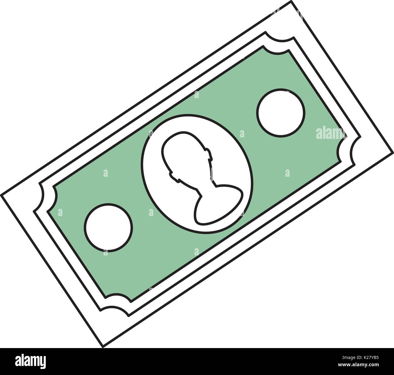 Billet money symbol icon vector illustration graphic design Stock ...