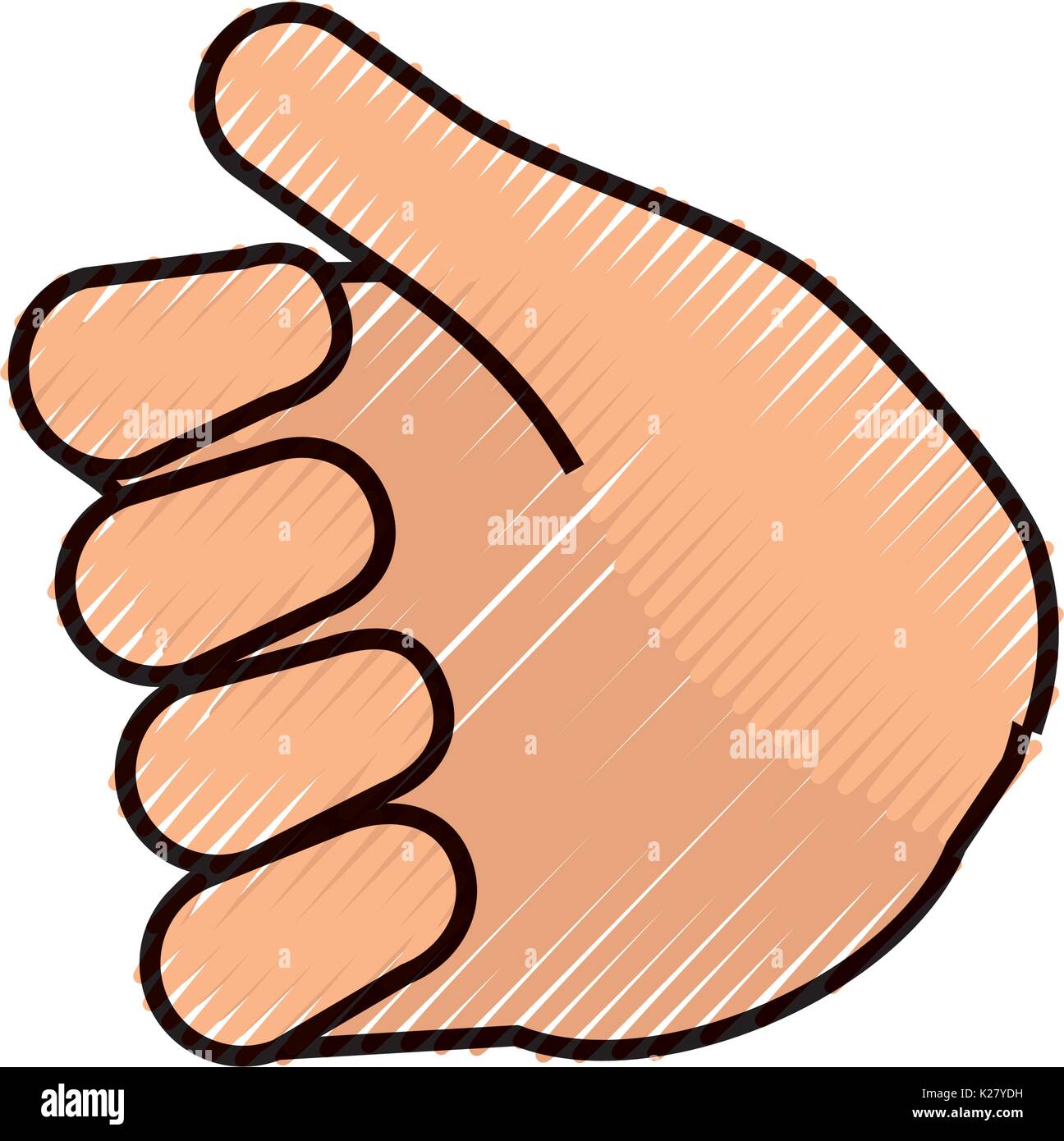 Human hand symbol icon vector illustration graphic design Stock Vector ...