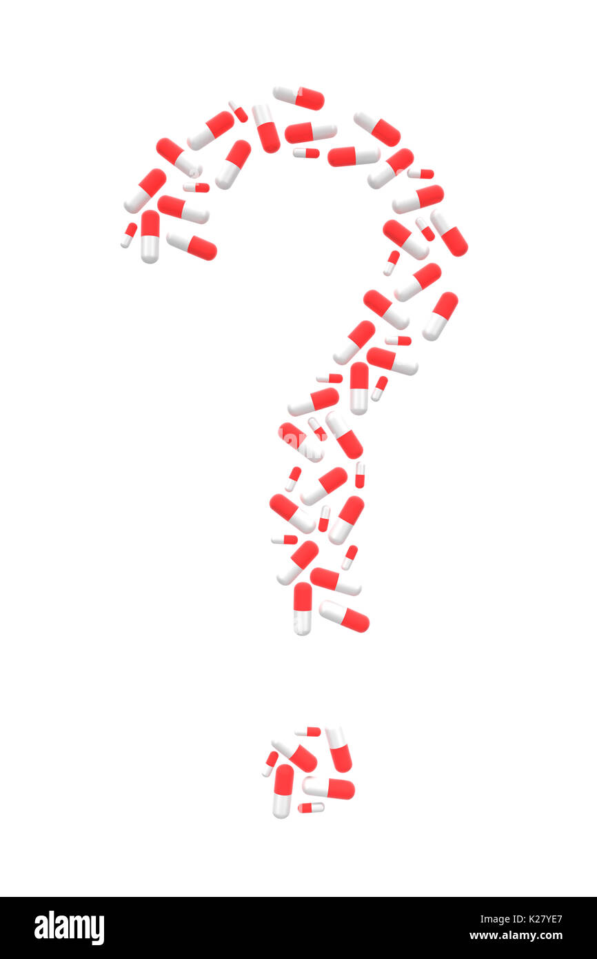 Red Question Mark Pill Virus Cell Exclamation Mark And Question Mark