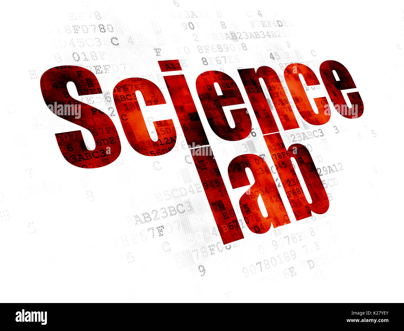 Science concept: Science Lab on Digital background Stock Photo - Alamy