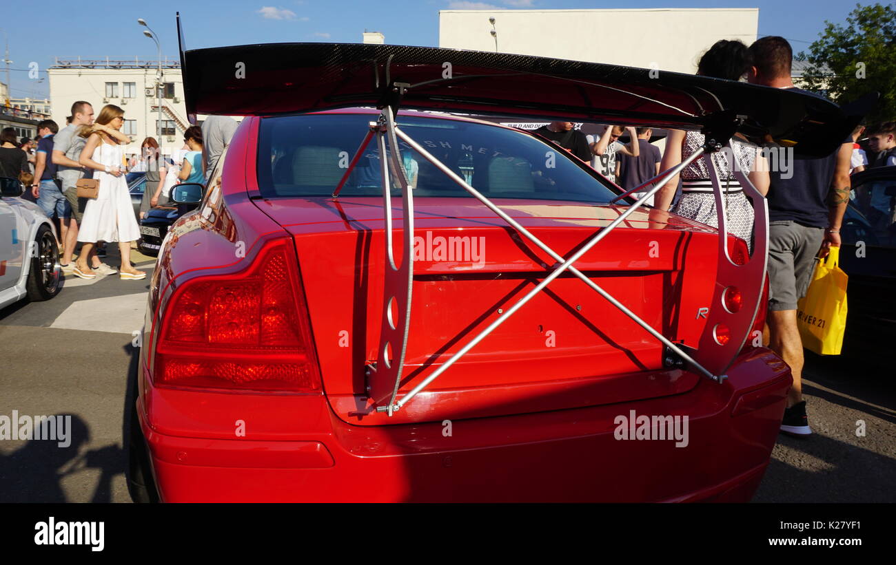 Cars on Sale and car show in Russia Stock Photo - Alamy