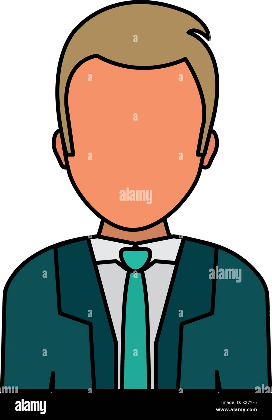 Man faceless cartoon Stock Vector Image & Art - Alamy