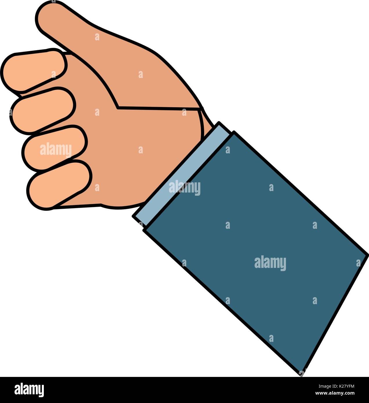 Human hand symbol Stock Vector Image & Art - Alamy