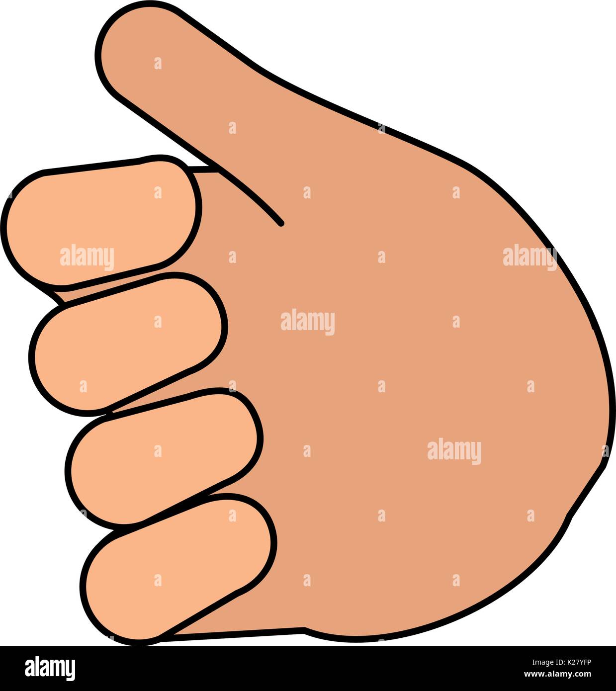 Human hand symbol Stock Vector Image & Art - Alamy