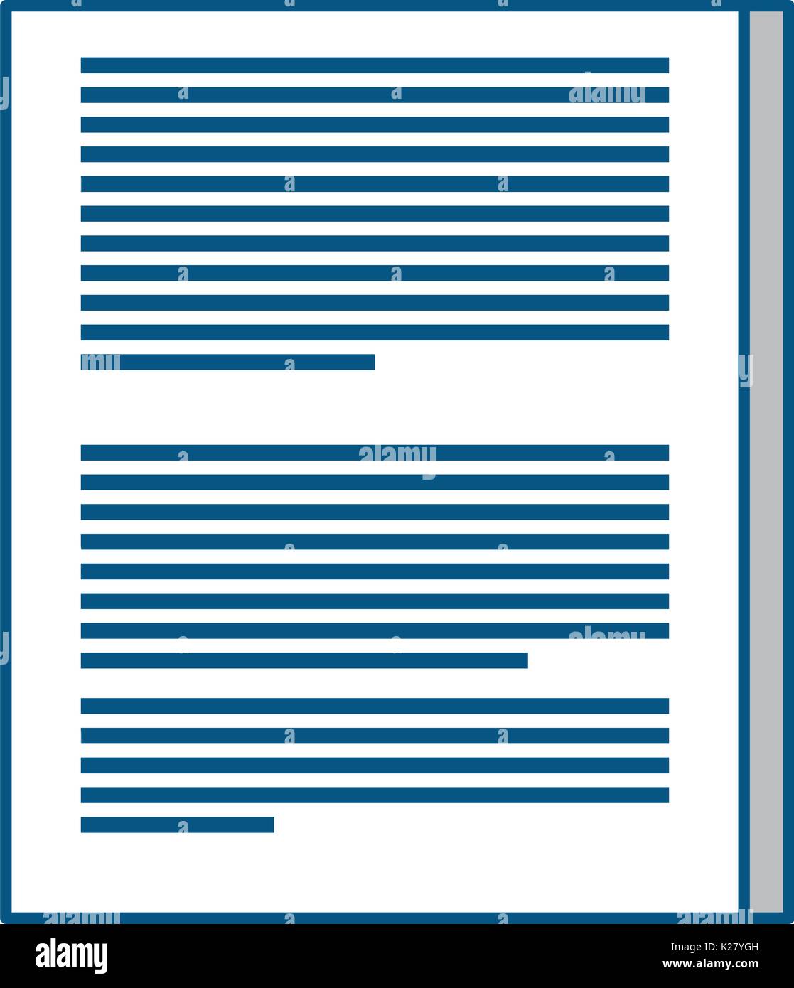 Sheet document file Stock Vector Image & Art - Alamy