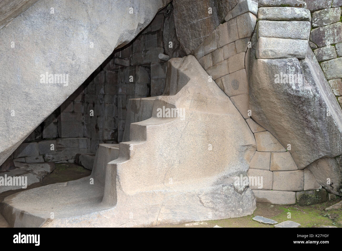 The Royal Tomb of the Machu Picchu Peru Stock Photo - Alamy