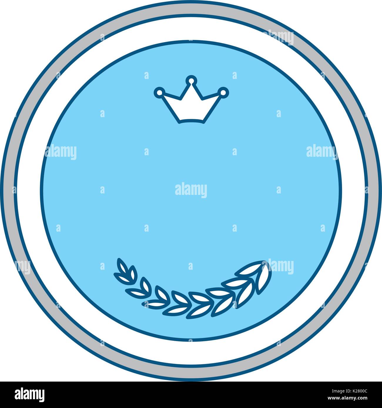 Crown emblem symbol Stock Vector Image & Art - Alamy