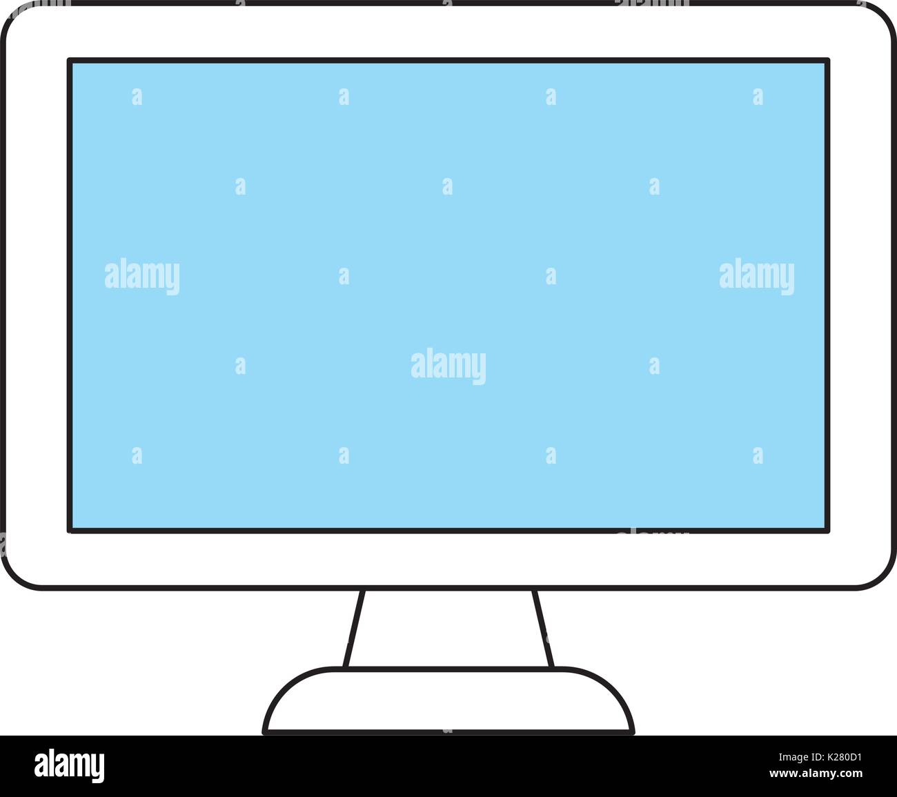 Computer screen symbol Stock Vector Image & Art - Alamy