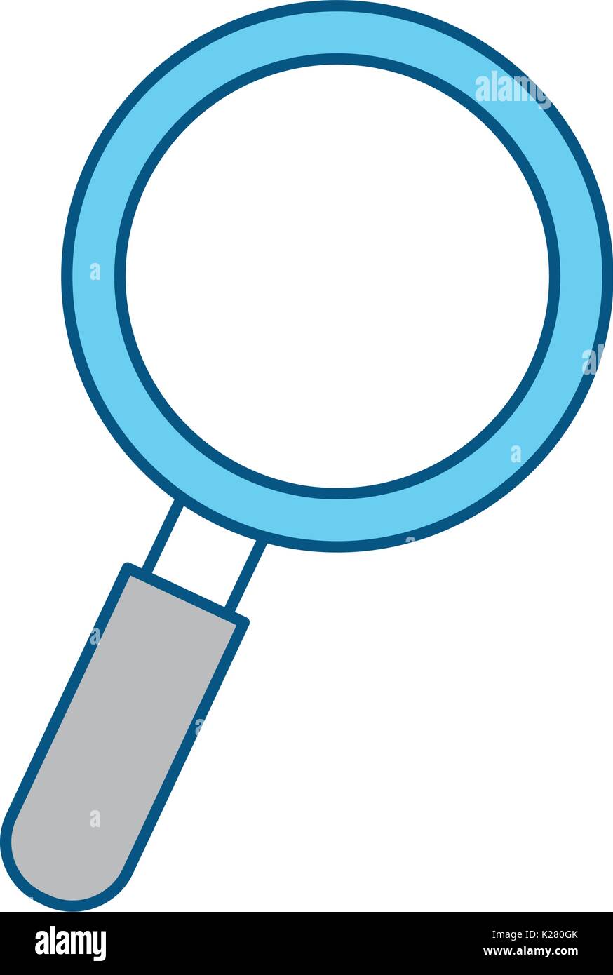 Magnifying glass lupe Stock Vector Image & Art - Alamy