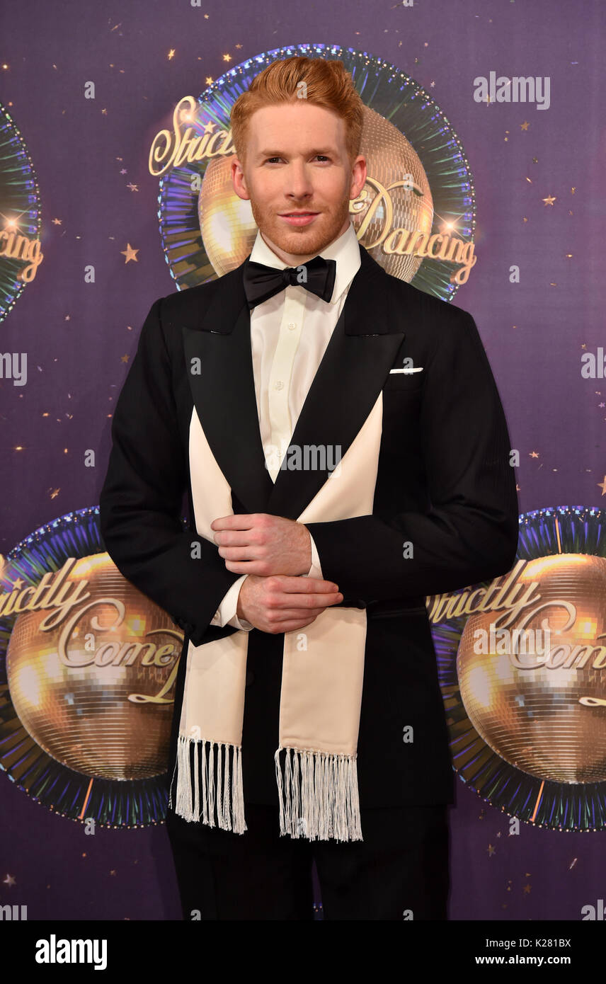 Neil Jones at the launch of Strictly Come Dancing 2017 at Broadcasting ...