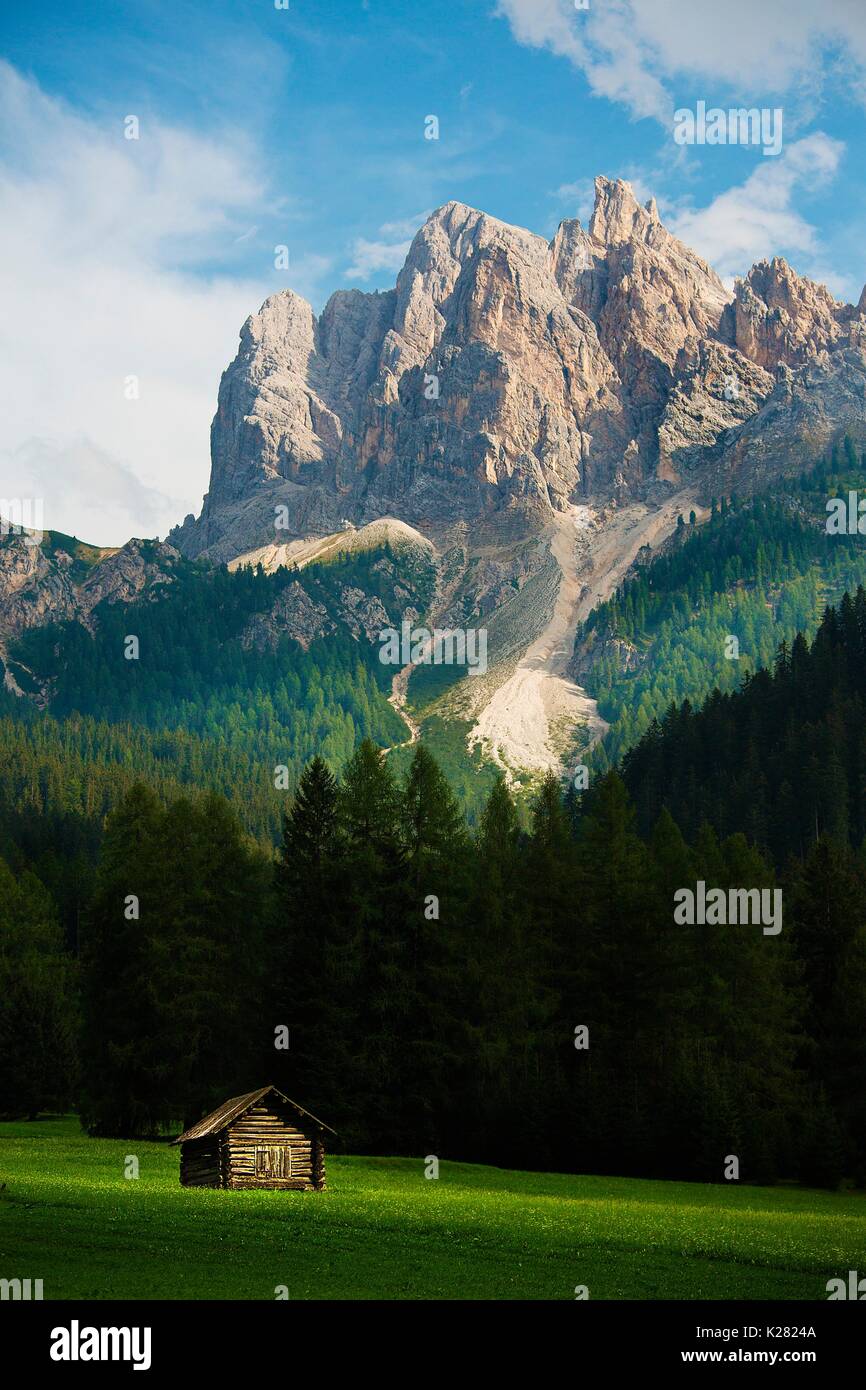 Europe,Italy,Veneto,Dolomities, Belluno district. Pusteria valley Stock ...