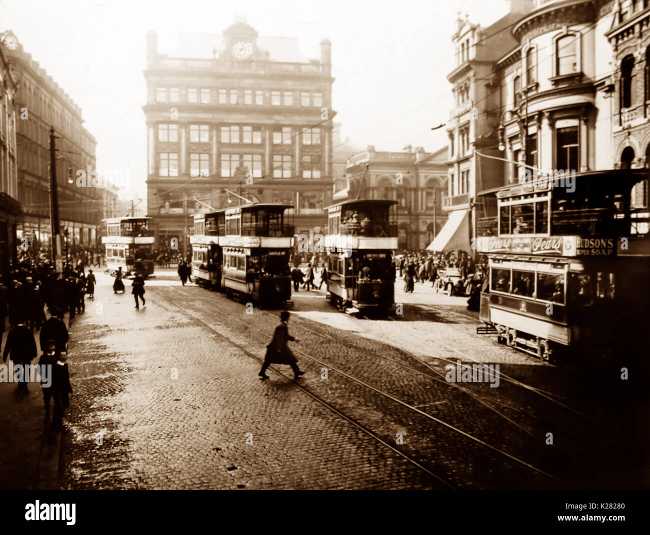 Castle Junction, Belfast, Ireland, early 1900s Stock Photo - Alamy