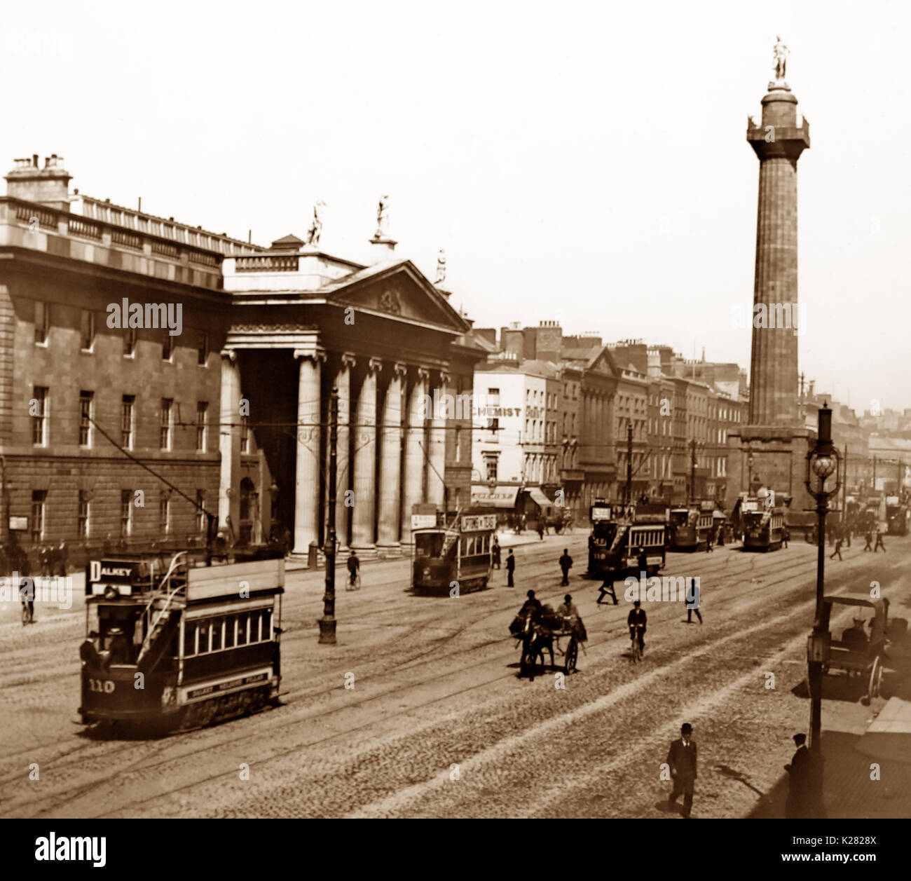 Post Office, Dublin, Ireland, early 1900s Stock Photo - Alamy