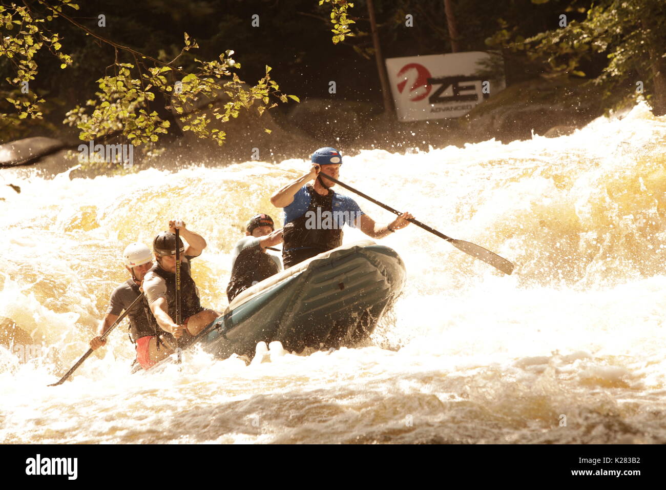 Rafting on the vltava river hi-res stock photography and images - Alamy