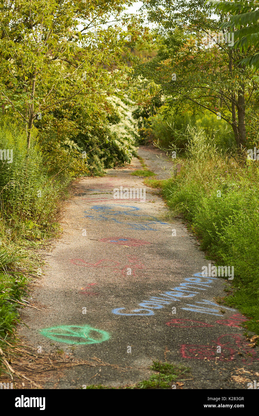 The Ghost Town of Centrailia, Pennsylvania, USA Stock Photo - Alamy