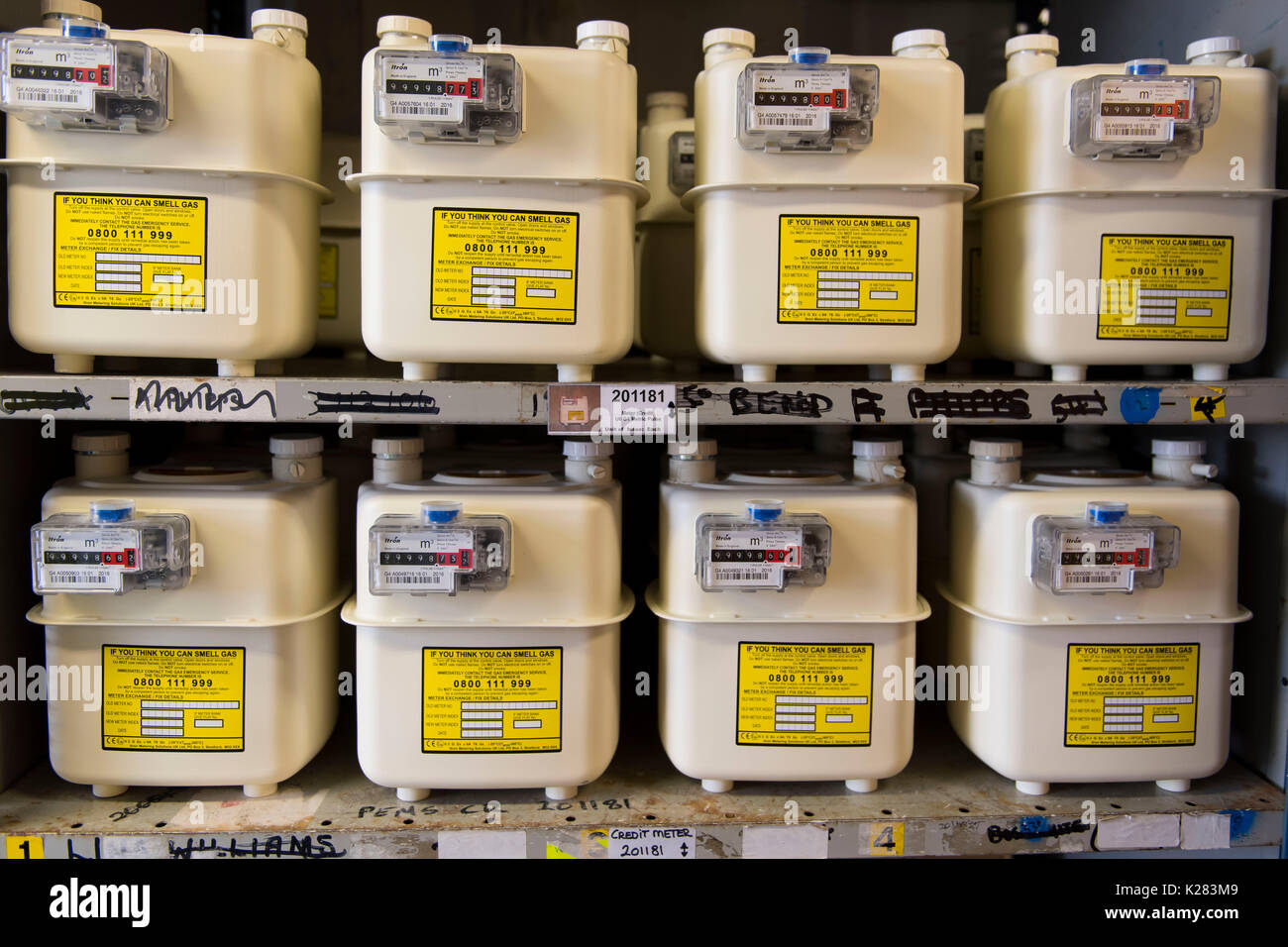 Gas meters hi-res stock photography and images - Alamy