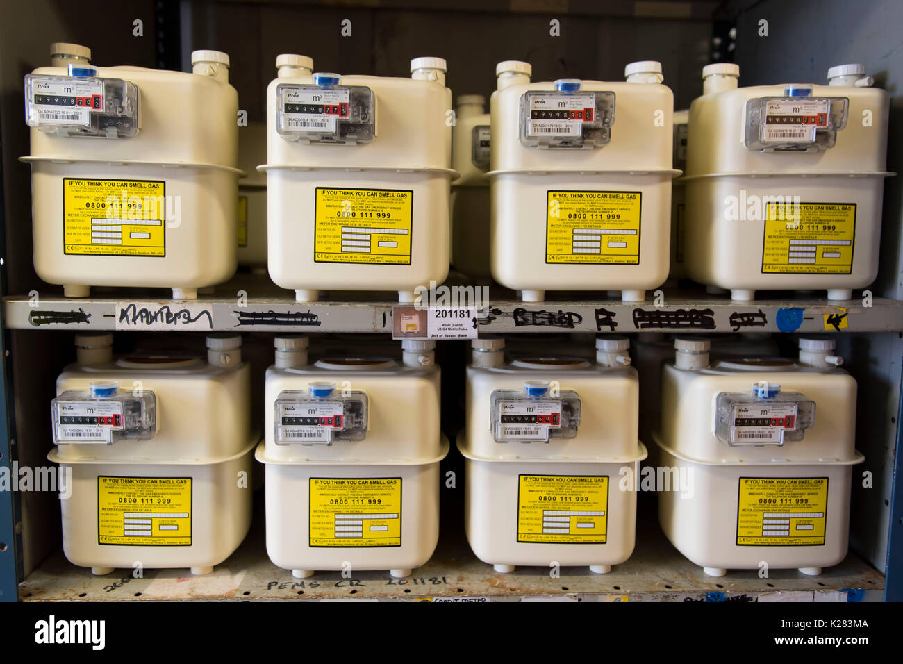 Gas meters hi-res stock photography and images - Alamy
