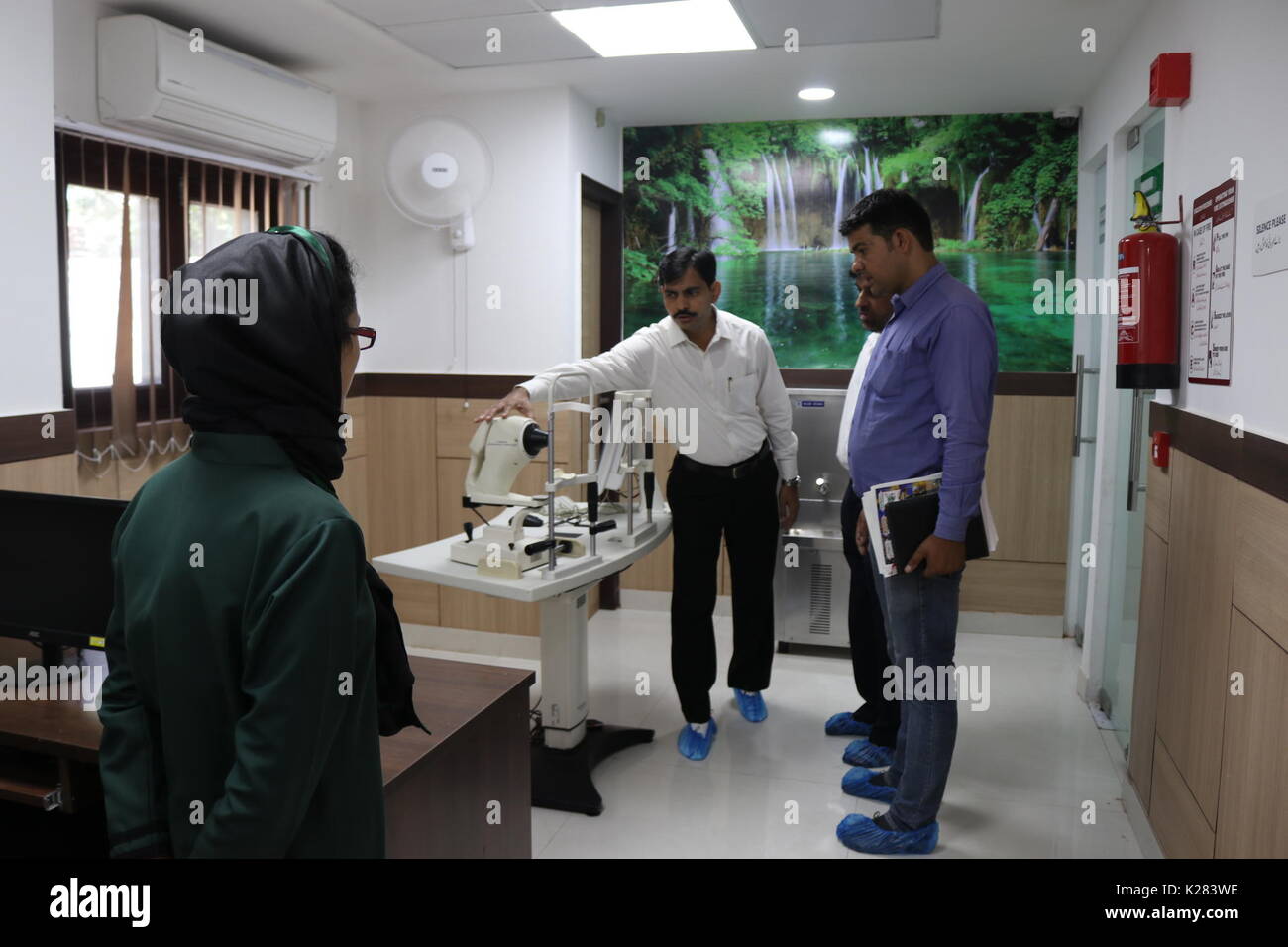 Srinagar, India. 28th Aug, 2017. Sharp sight (Group of Eye Hospital ...
