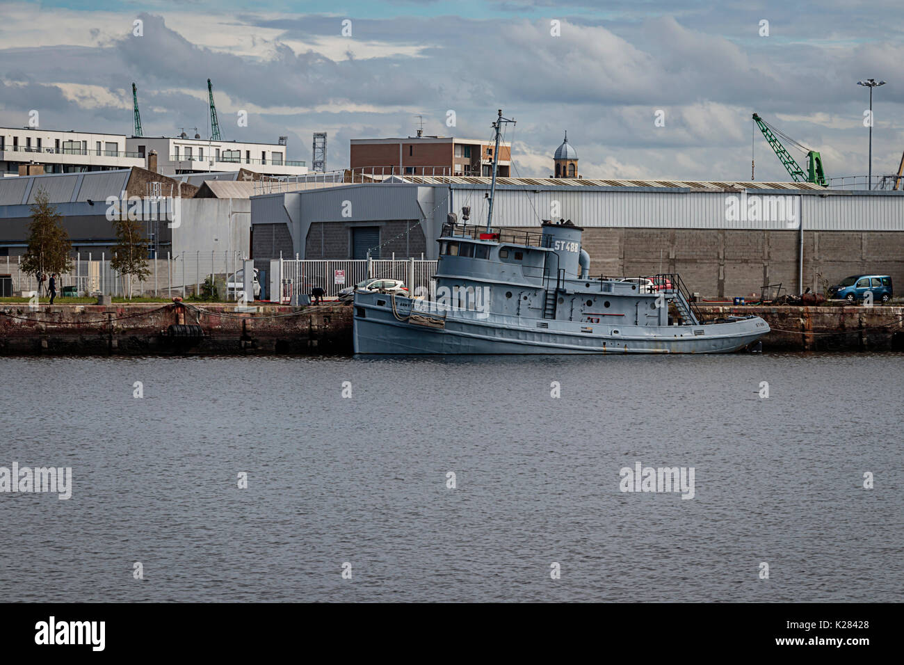 U.S Army ST-488 Harbour Tugboat In Le Havre, France Stock Photo - Alamy