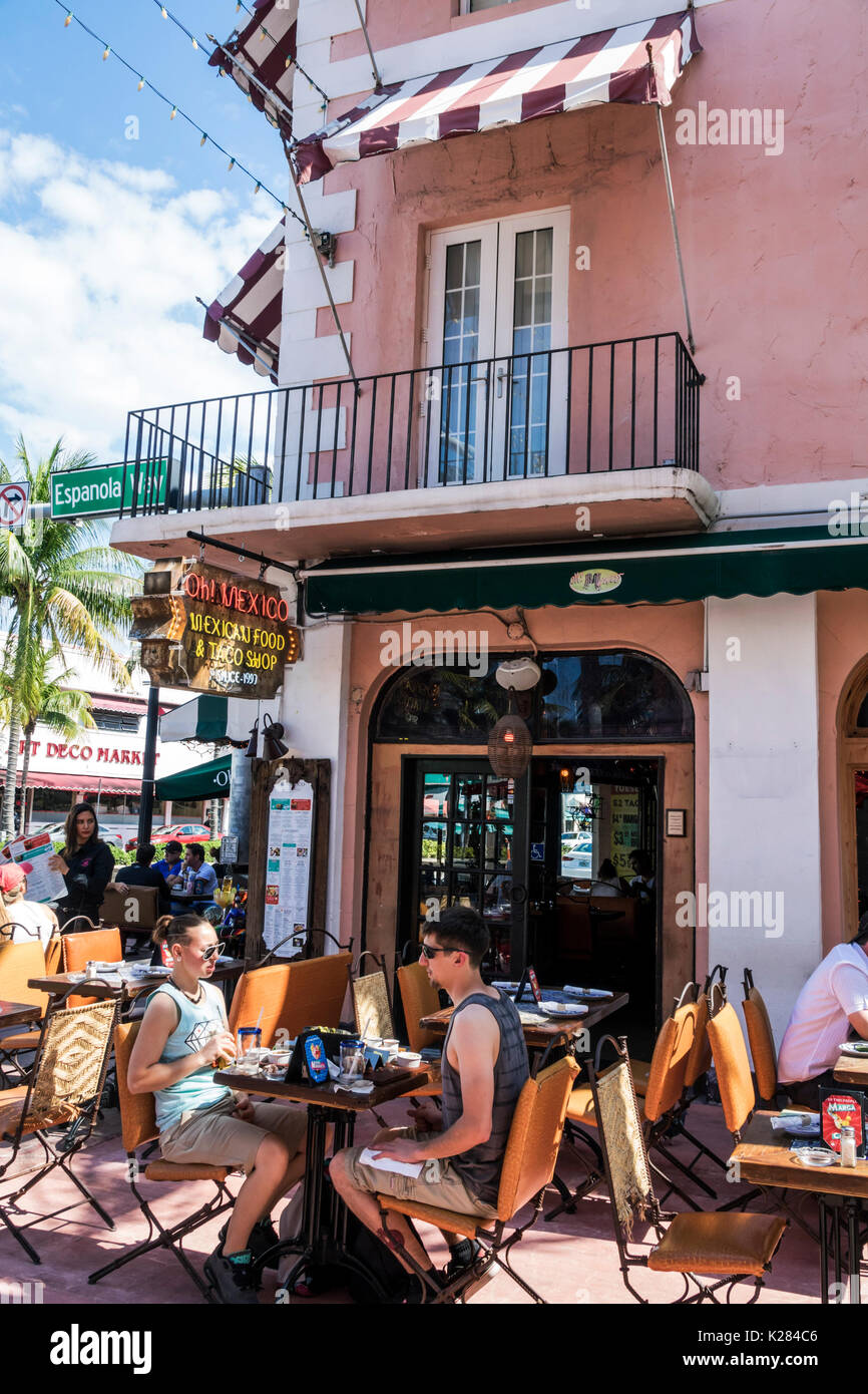 Miami Beach Florida,Espanola Way,restaurant restaurants food dining ...