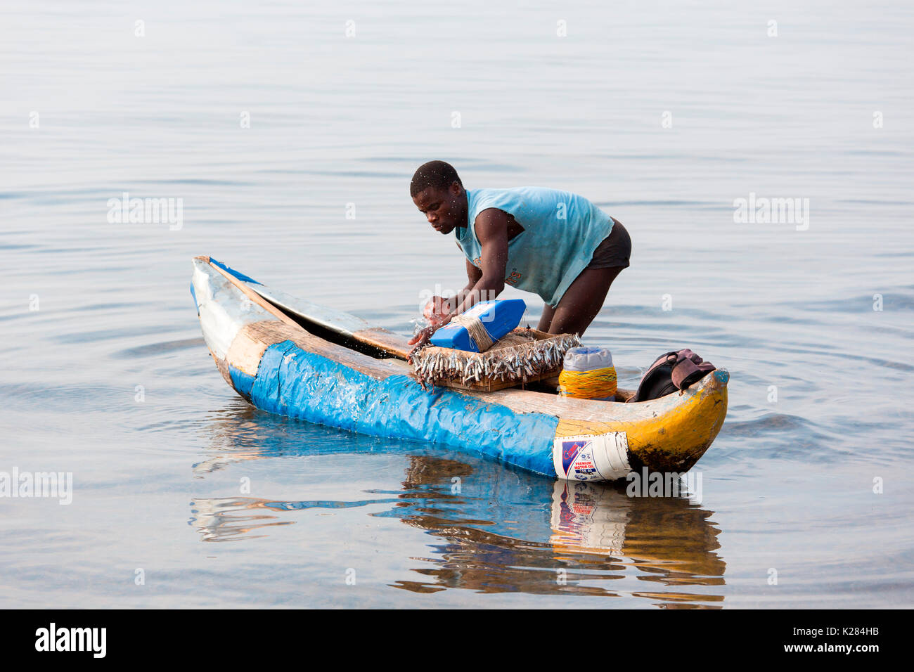 Salima District Fish Market At Lake Malawi High Resolution Stock ...