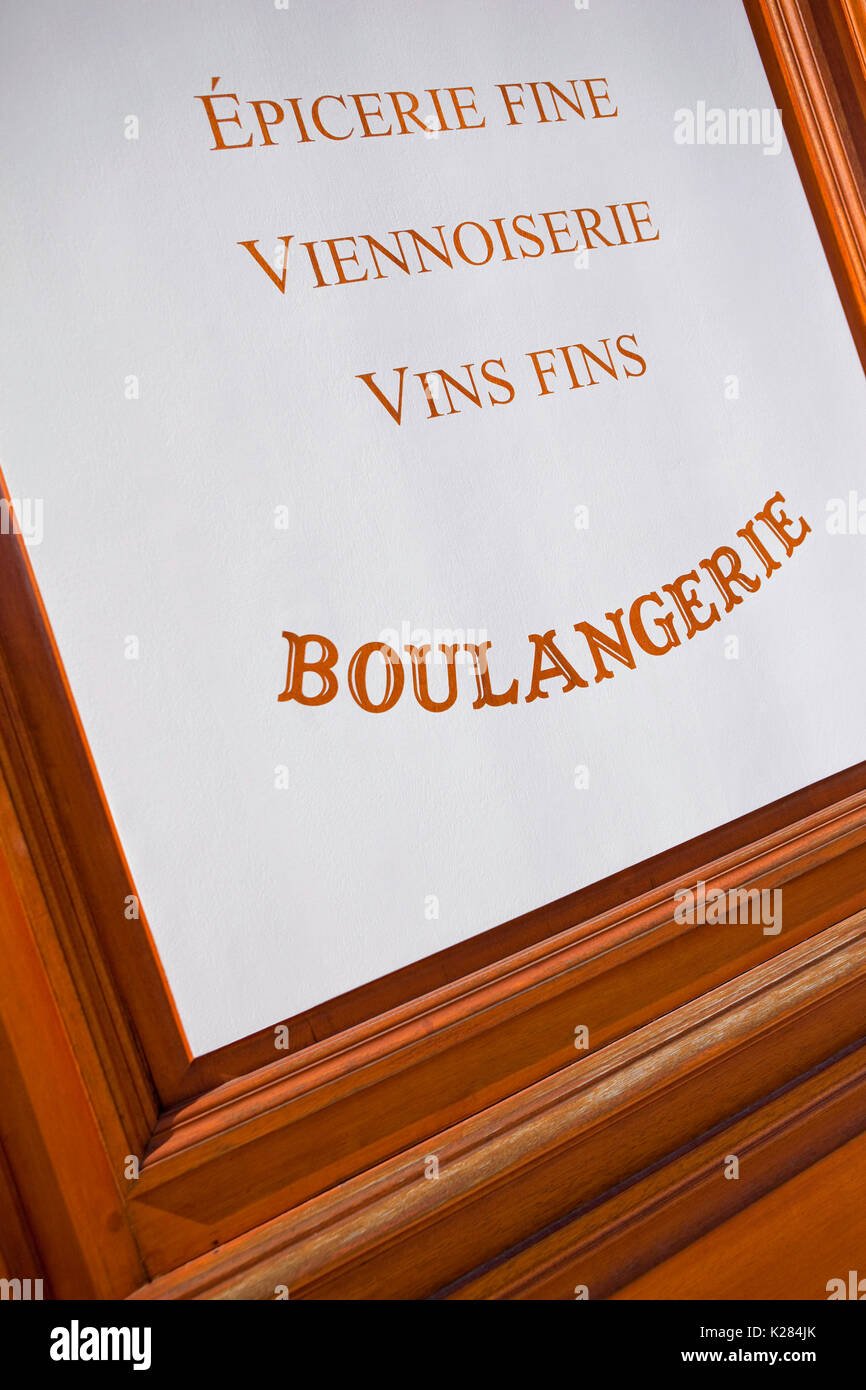French bread shop signs hi-res stock photography and images - Alamy