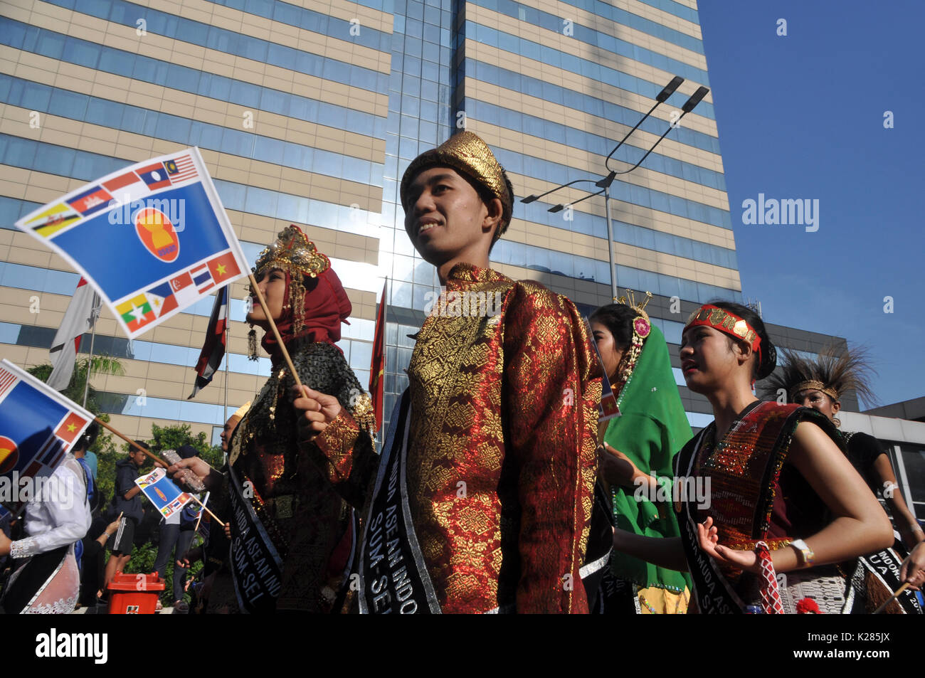 ASEAN Parade in Jakarta Indonesia Stock Photo - Alamy