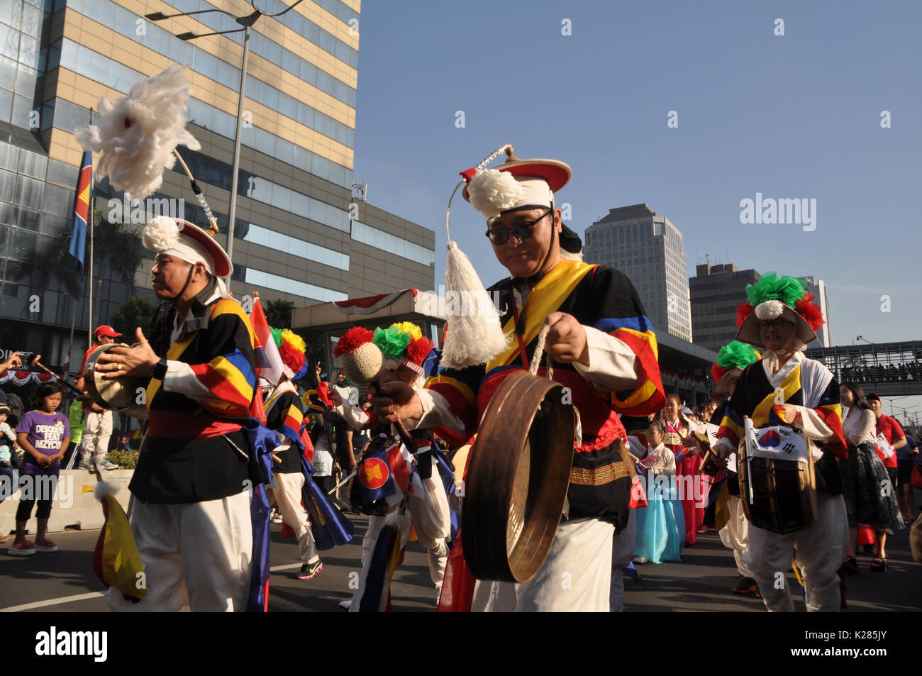 ASEAN Parade in Jakarta Indonesia Stock Photo - Alamy