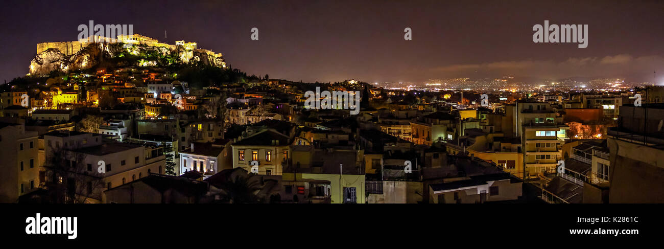 Athens At Night Stock Photos & Athens At Night Stock Images - Alamy