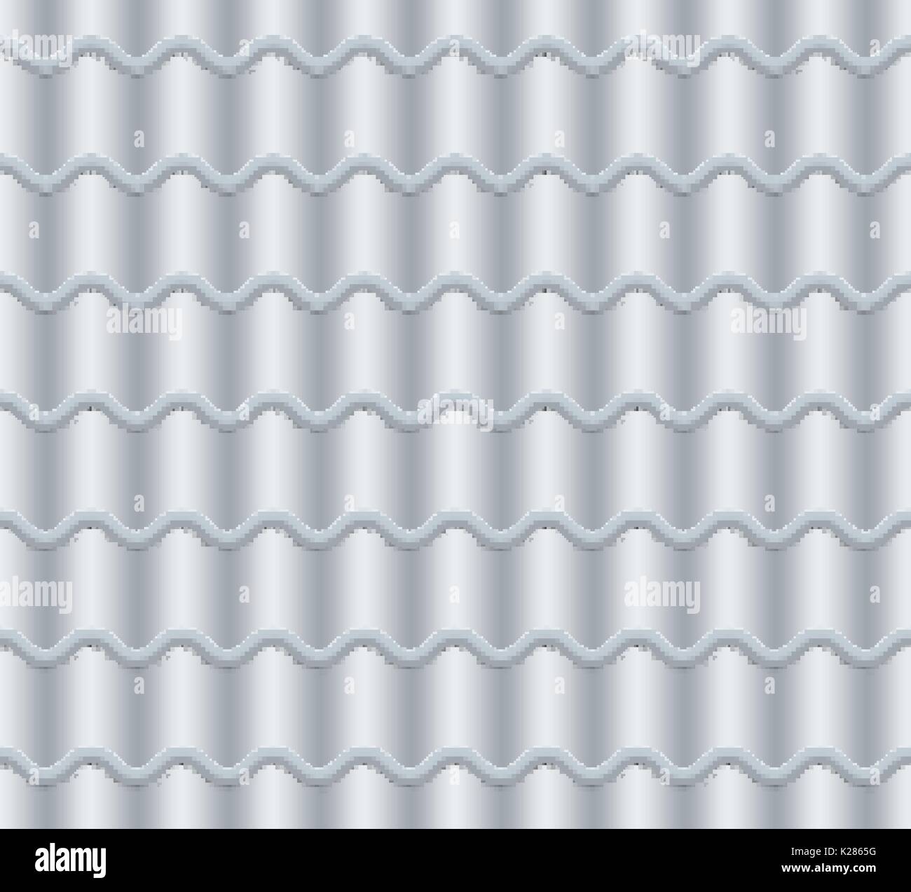 Grey Corrugated Tile Vector. Seamless Pattern. Classic Ceramic Tiles ...