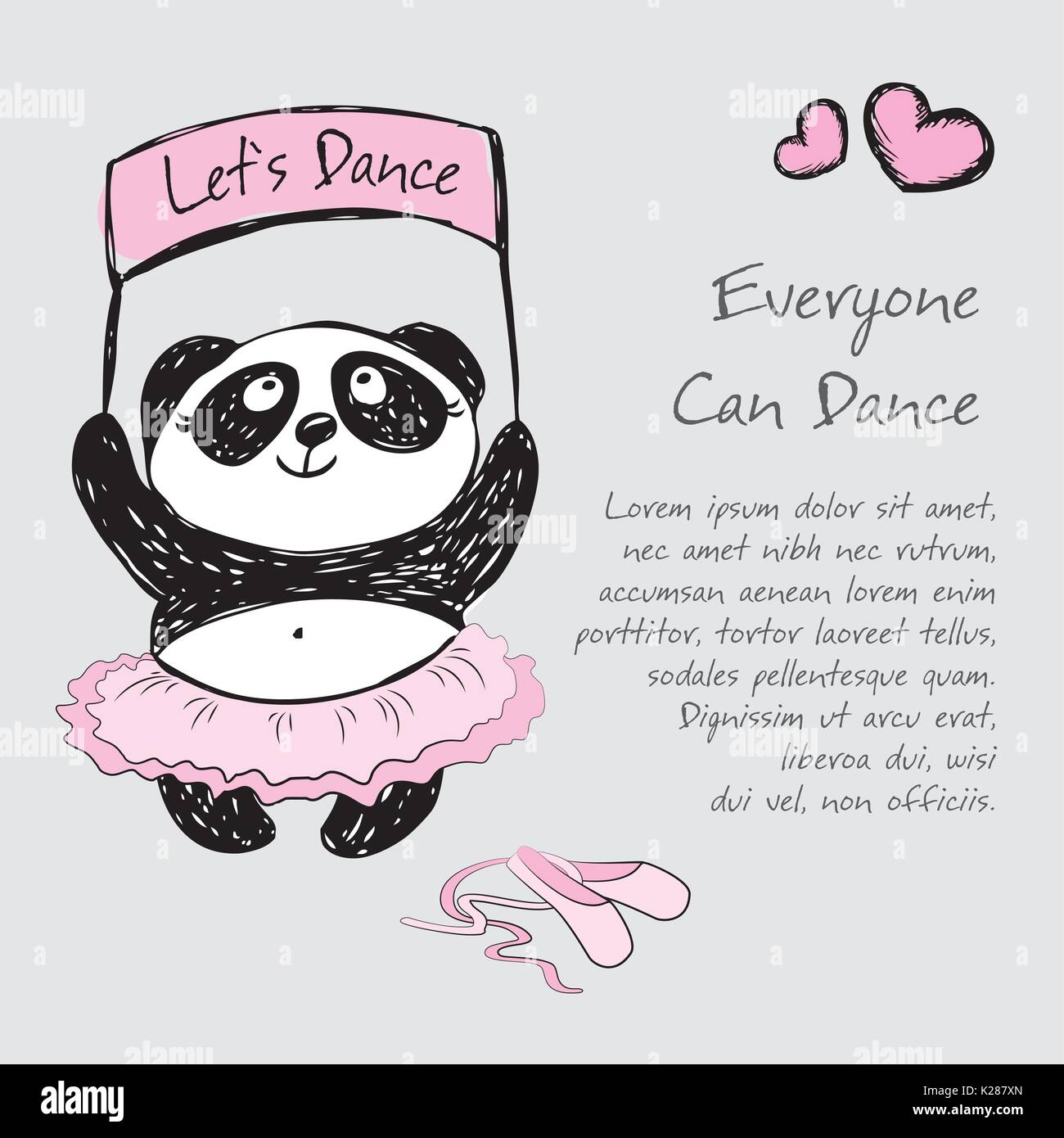 Panda dancer Stock Vector Images - Alamy