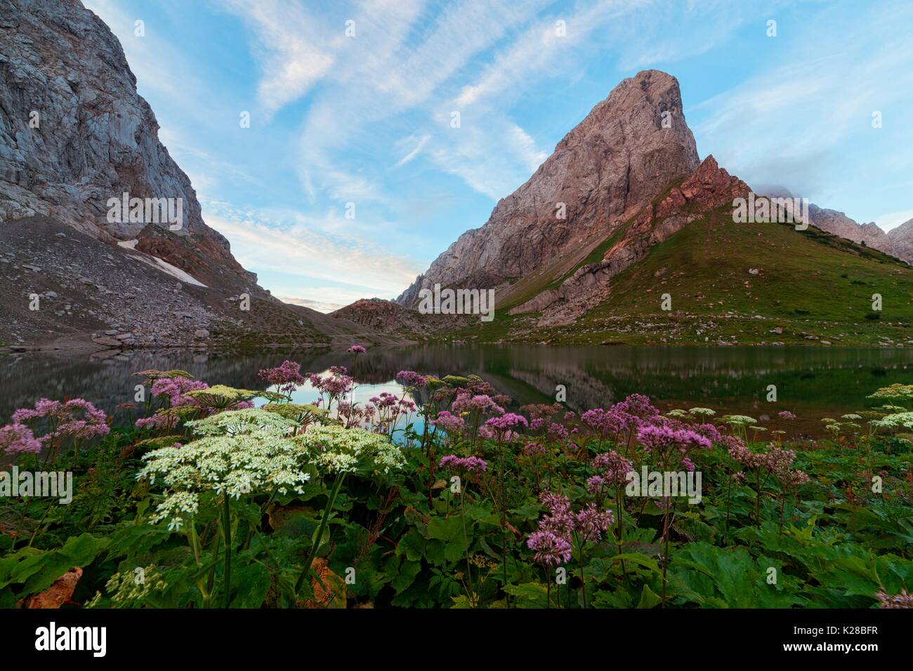 Volaia Lake, Carnic Alps, Carinthia, Austria Stock Photo - Alamy