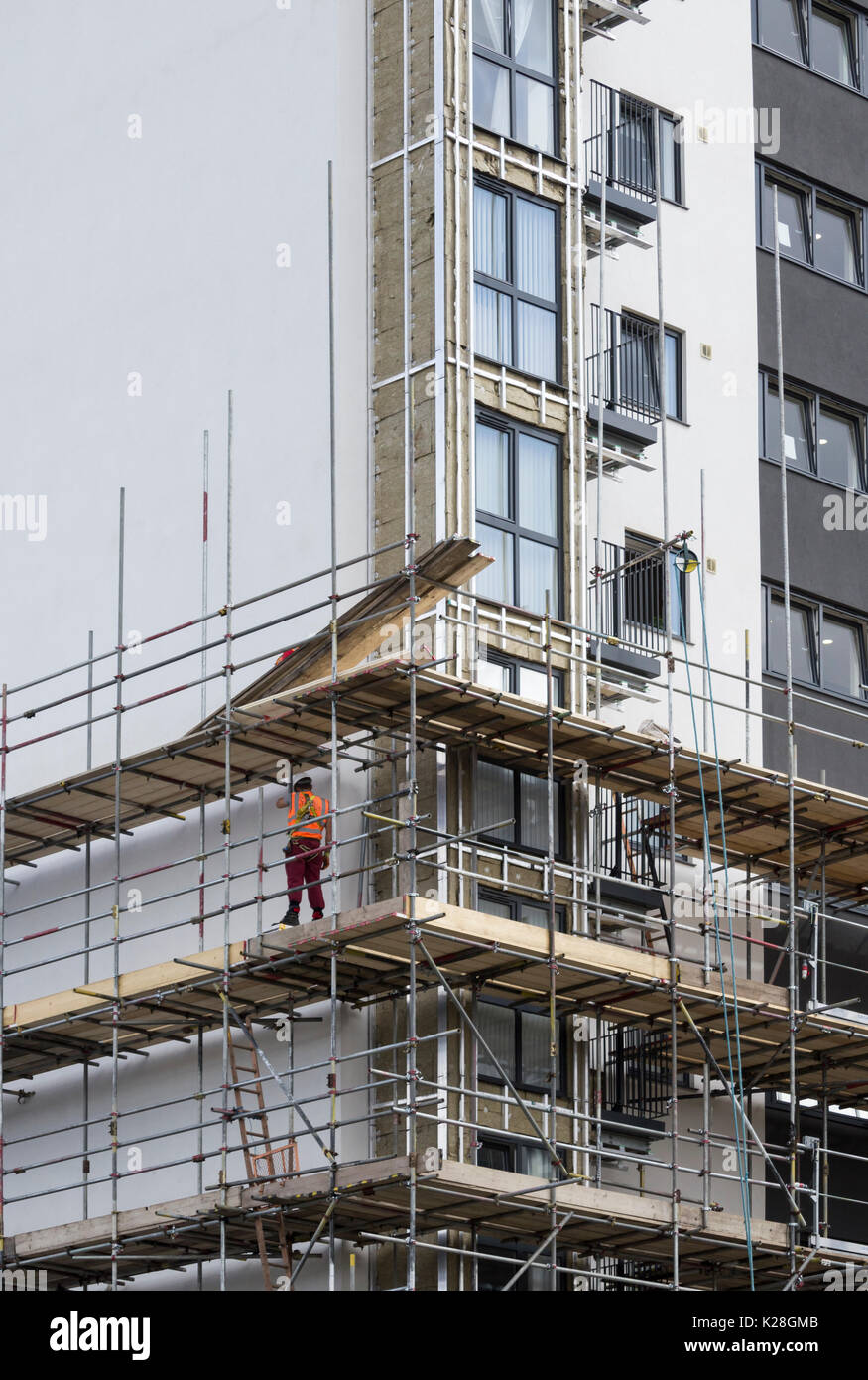 Removing cladding from building hi-res stock photography and images - Alamy