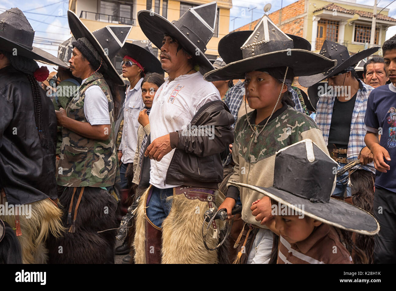Cotacachi and indigenous people hi-res stock photography and images - Alamy