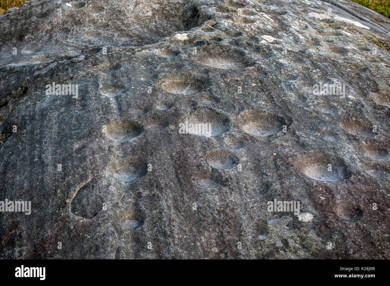 Cup and ring mark Stock Photo - Alamy