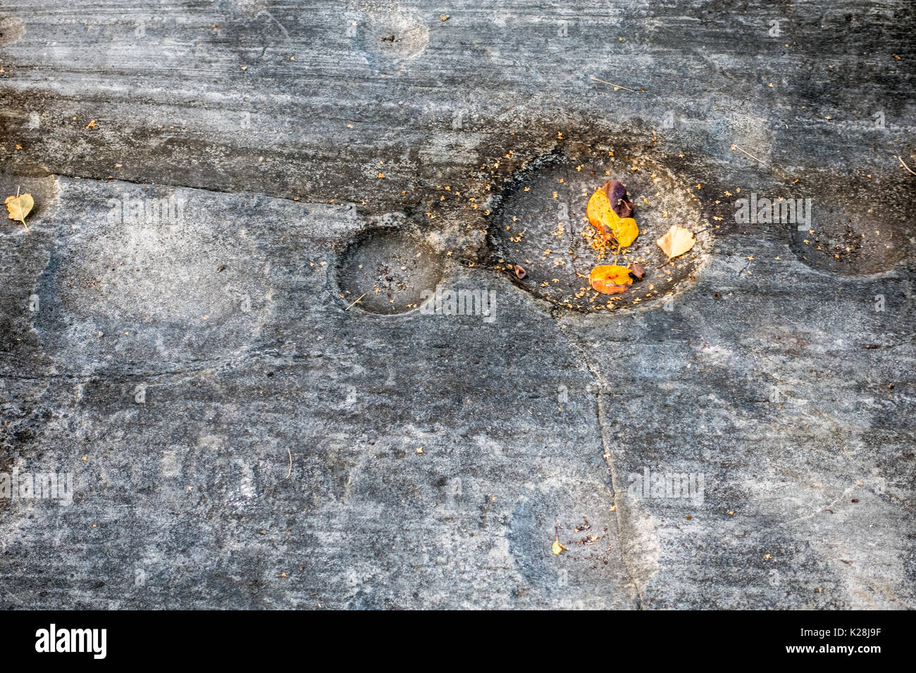 Cup and ring mark Stock Photo - Alamy