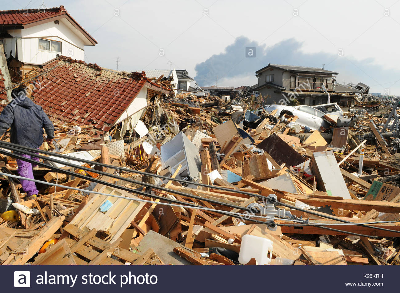Japan earthquake damage in Sendai. These photos were taken in Sendai ...