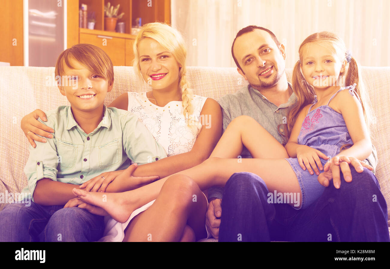 Middle Class Family Portrait Two Stock Photos & Middle Class Family ...