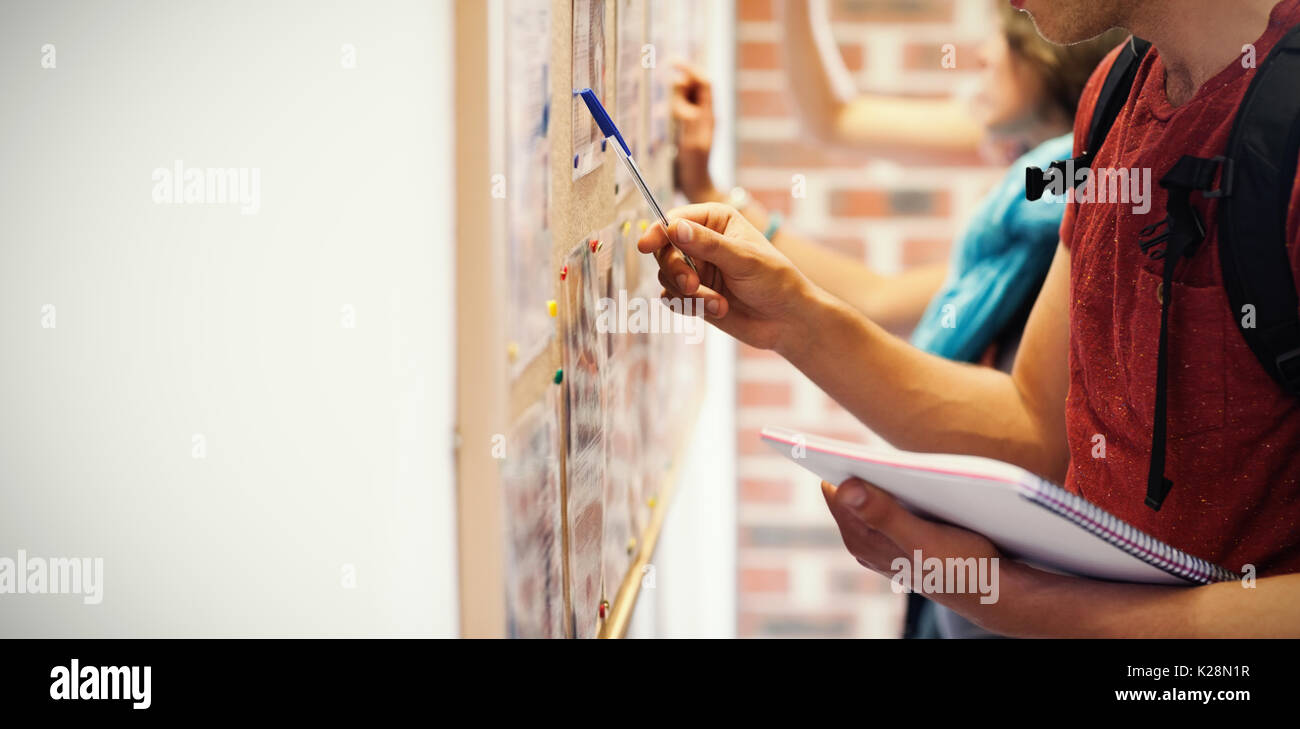 University students notice board hi-res stock photography and images ...