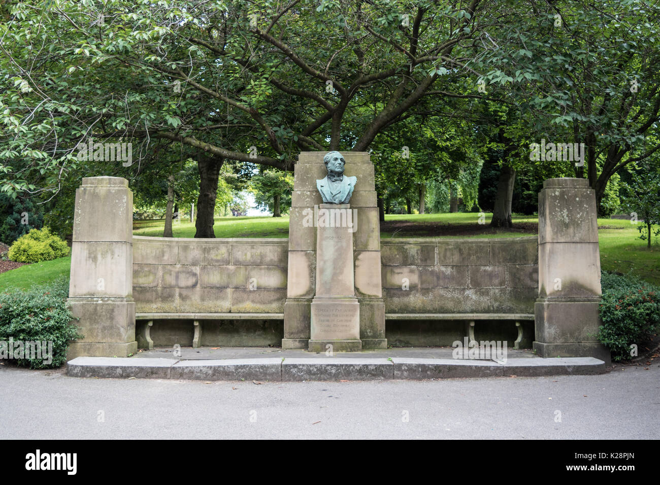 The Bust of Samuel Morley MP and Philanthropist at the Waverley Street ...