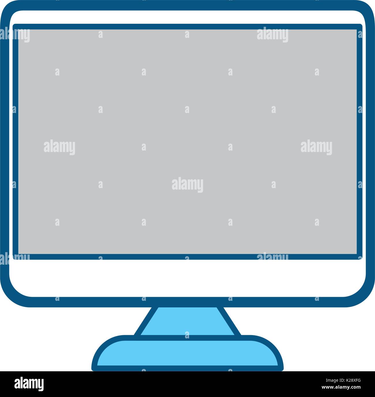Computer screen isolated Stock Vector Image & Art - Alamy