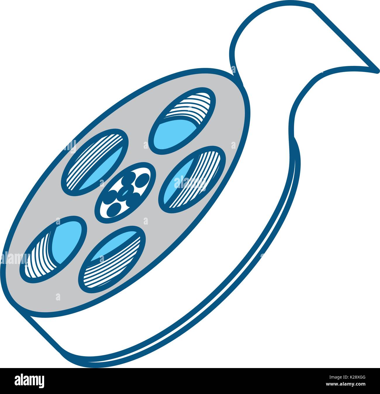 Movie reel symbol Stock Vector Image & Art - Alamy