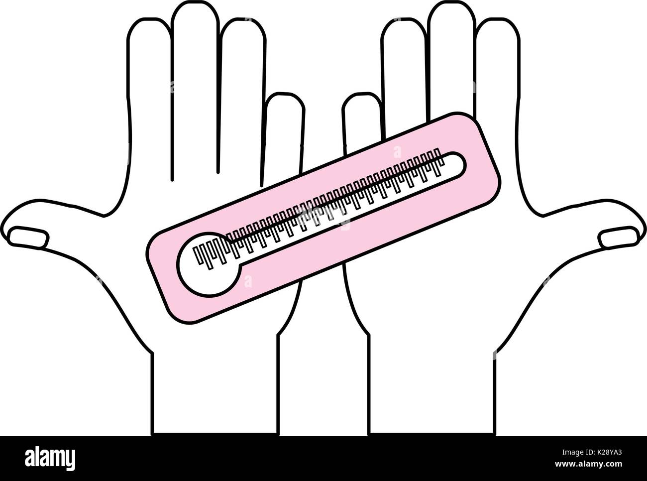 Thermometer temperature symbol Stock Vector Image & Art - Alamy