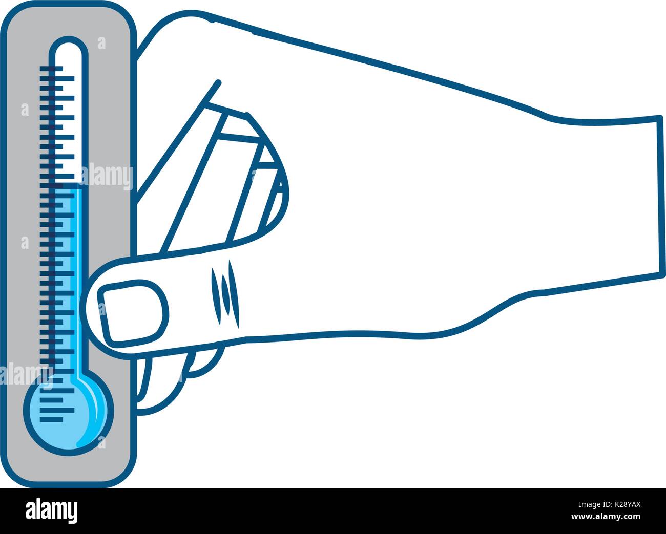 Thermometer temperature symbol Stock Vector Image & Art - Alamy