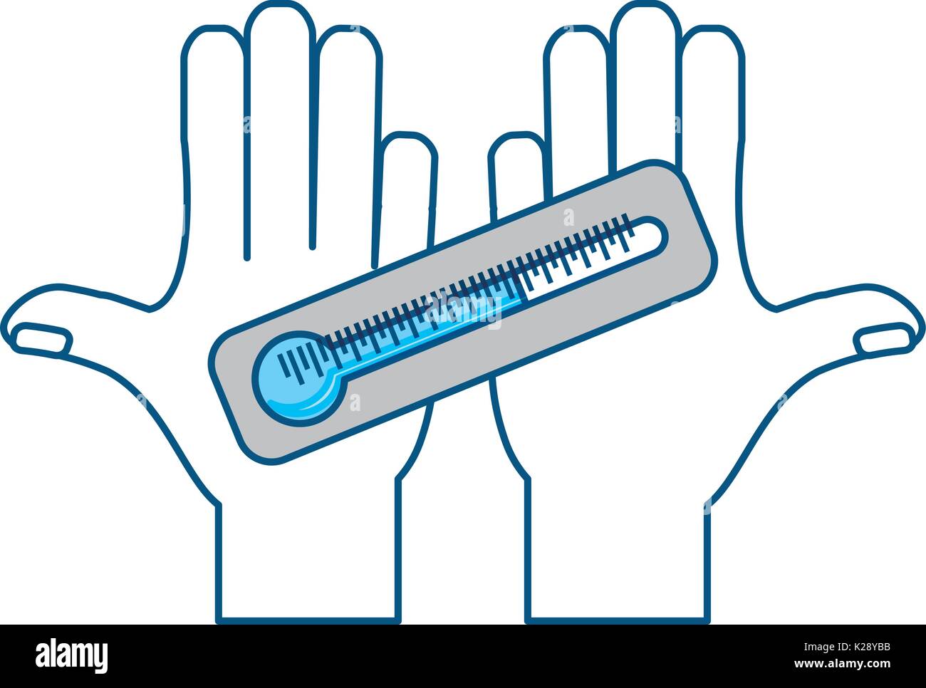 Thermometer temperature symbol Stock Vector Image & Art - Alamy