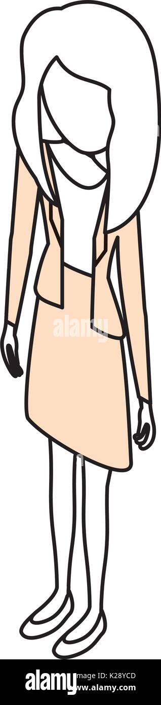 Woman faceless cartoon Stock Vector Image & Art - Alamy