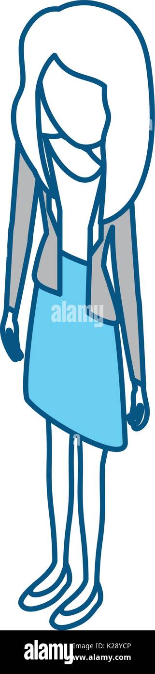 Woman faceless cartoon Stock Vector Image & Art - Alamy