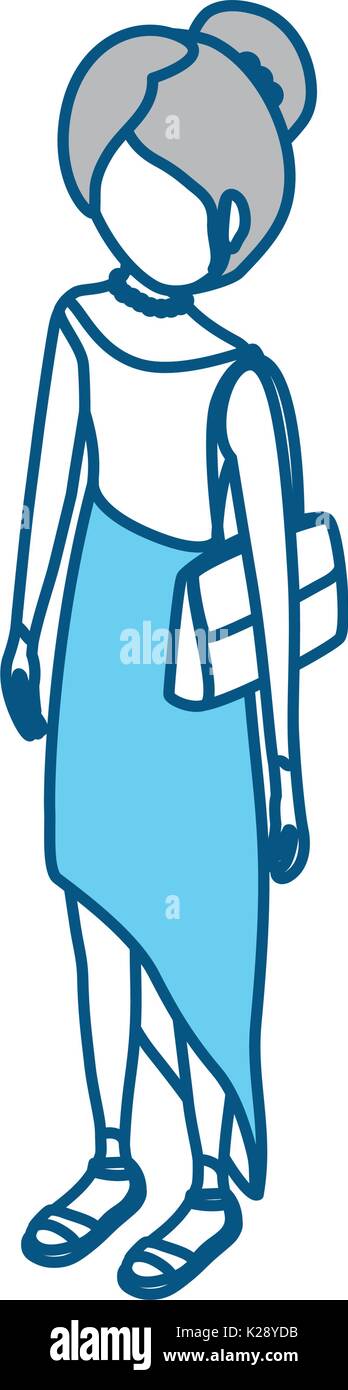 Woman faceless cartoon Stock Vector Image & Art - Alamy