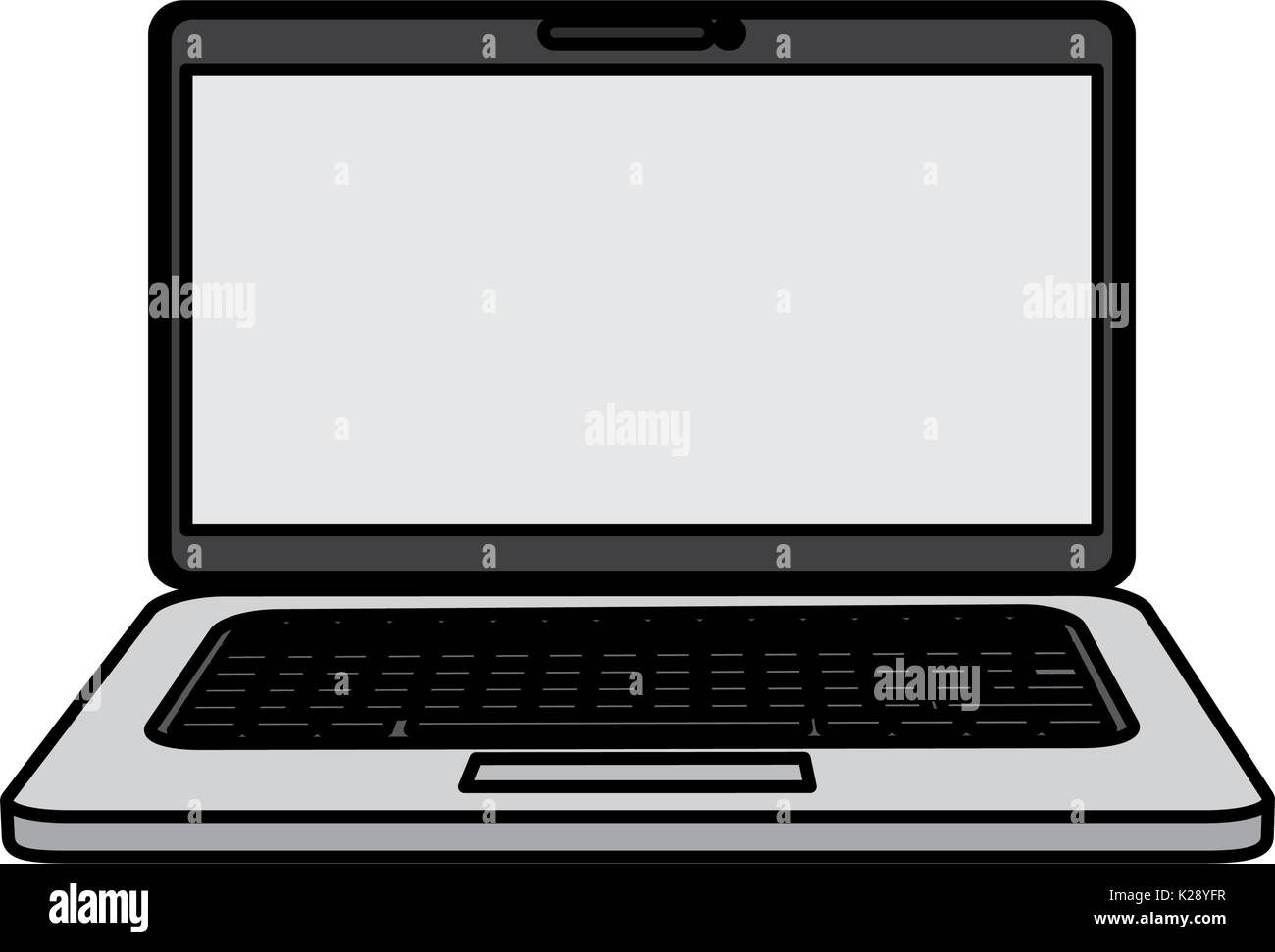 Laptop computer technology Stock Vector Image & Art - Alamy